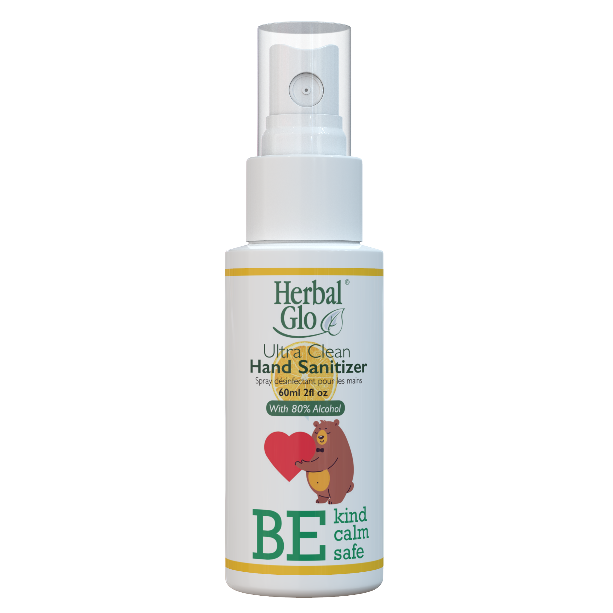 Ultra Clean Hand Sanitizer Spray - 250 ml - Herbal Glo