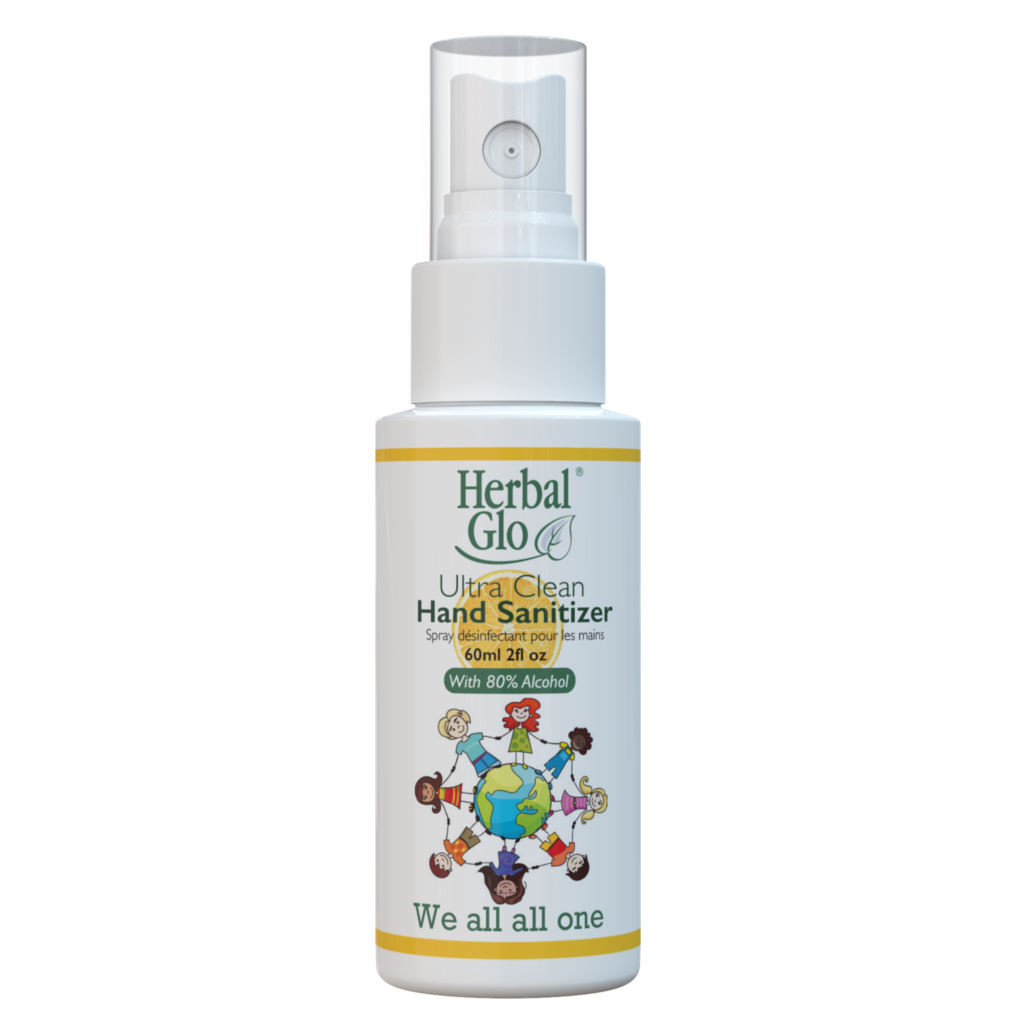 Ultra Clean Hand Sanitizer Spray - 250 ml - Herbal Glo